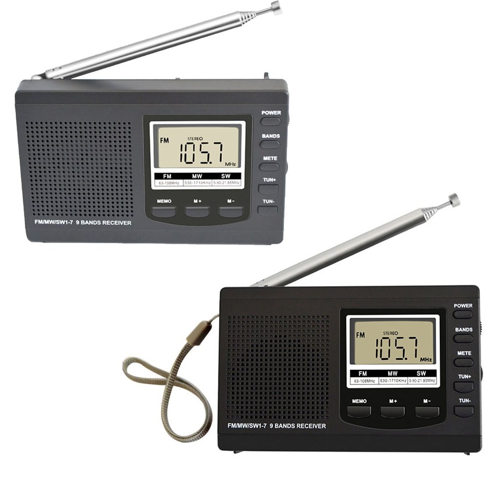 Digital Display Portable FM AM Shortwave Multi-ban... – Grandado