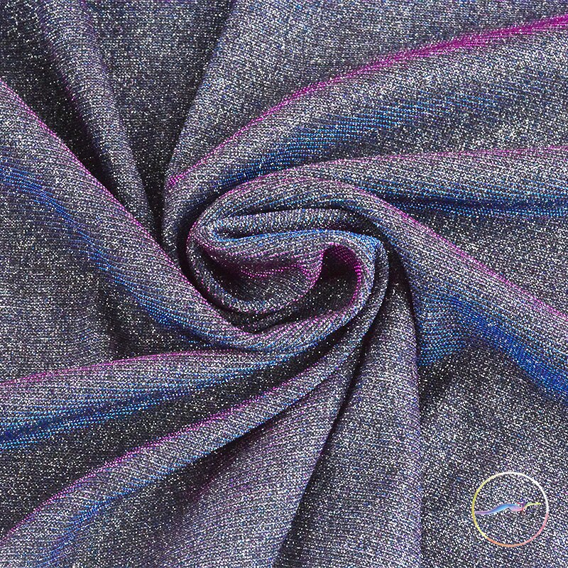 Polyester Purple Glitter Fabrics Shiny Fabric Chil... – Grandado