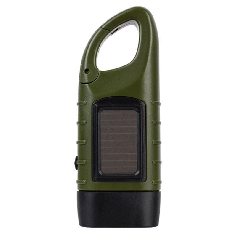 Mini Emergency Hand Crank Dynamo Solar Flashlight ... – Vicedeal