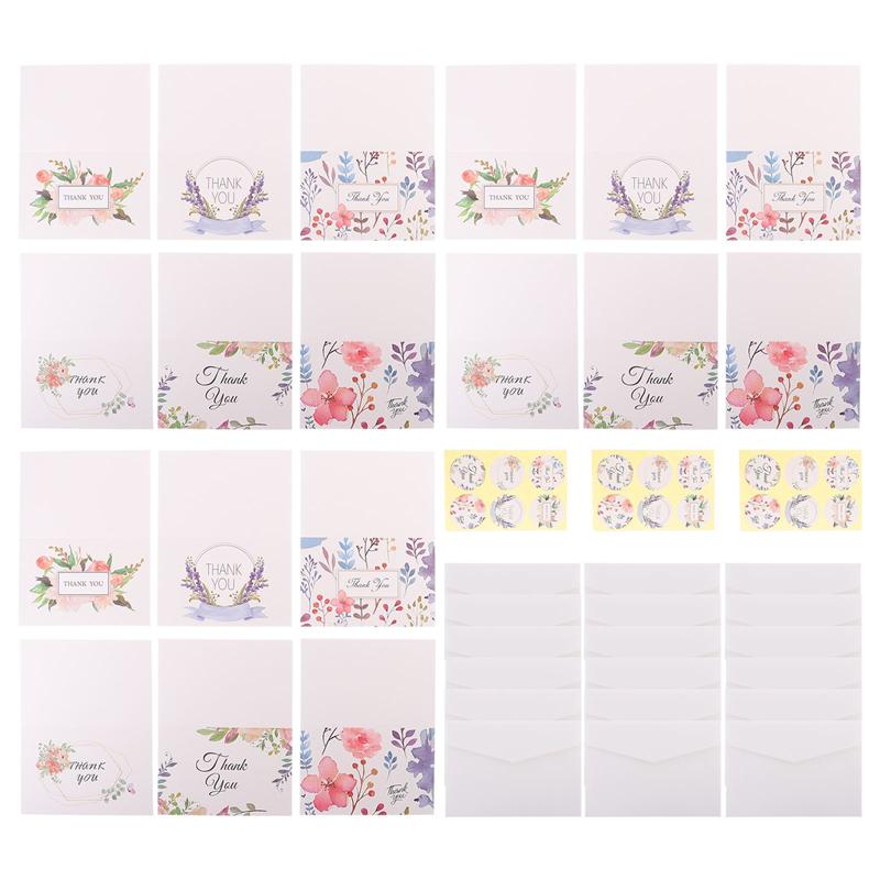 3 Packs Thank You Envelope Greeting Cards Blessing... – Grandado