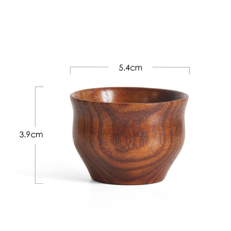 Wooden Tea Milk Cups Japanese-style Log Small Wine... – Grandado