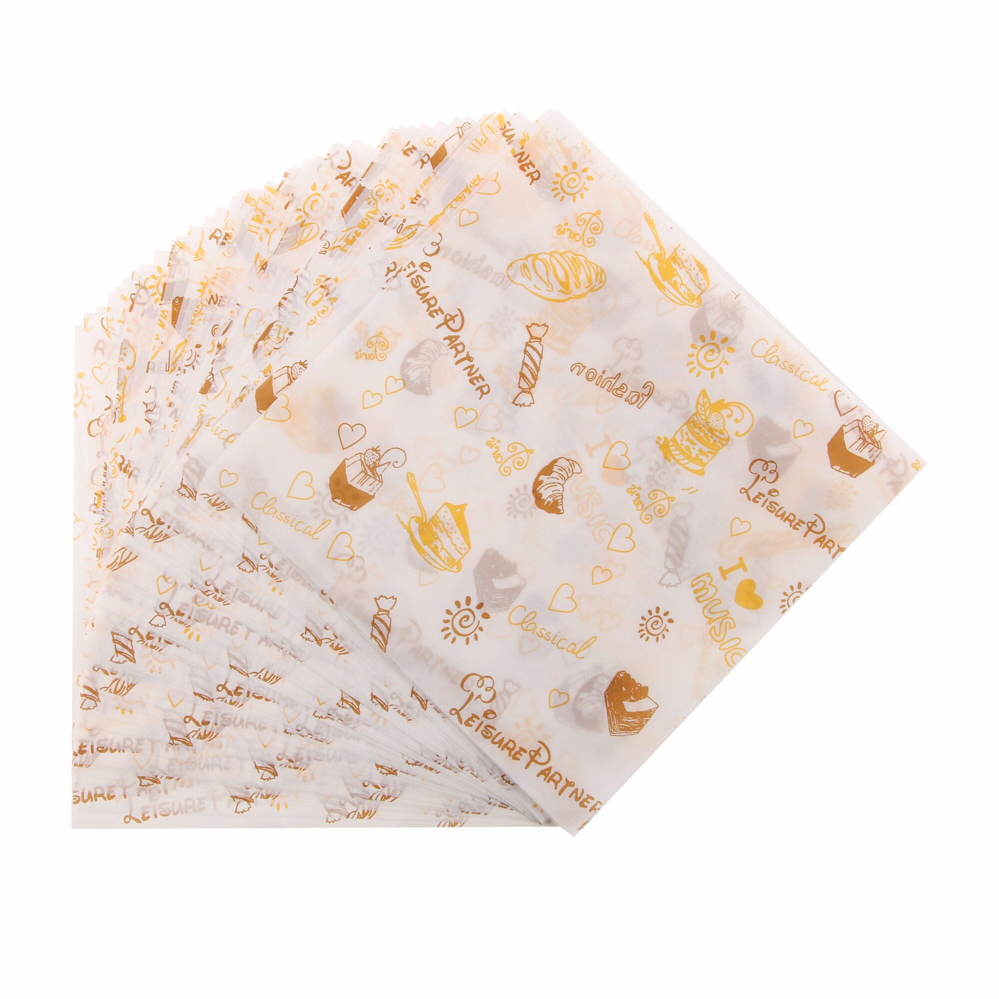 50pcs/greaseproof Paper Tower Animal English Patte... – Grandado