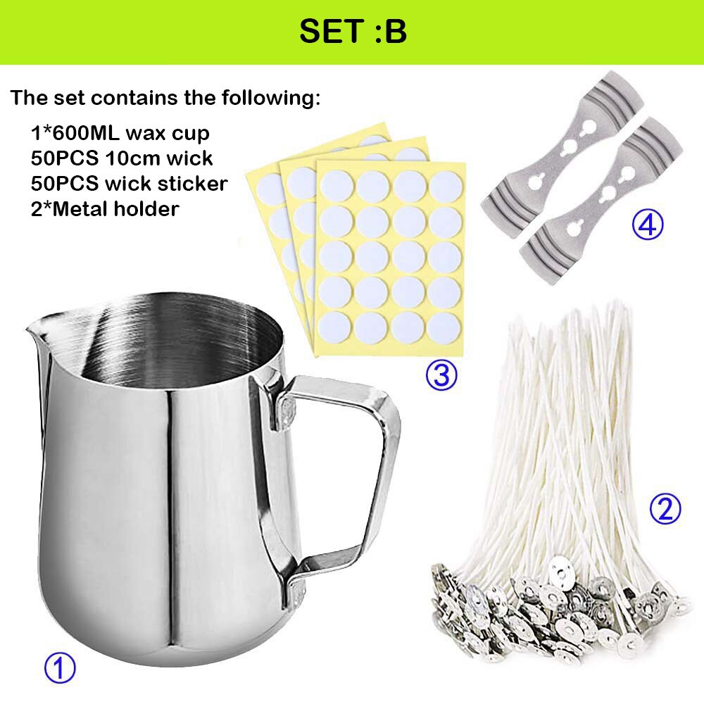 Kit de fabrication de bougie à bricoler soi-même P... – Grandado