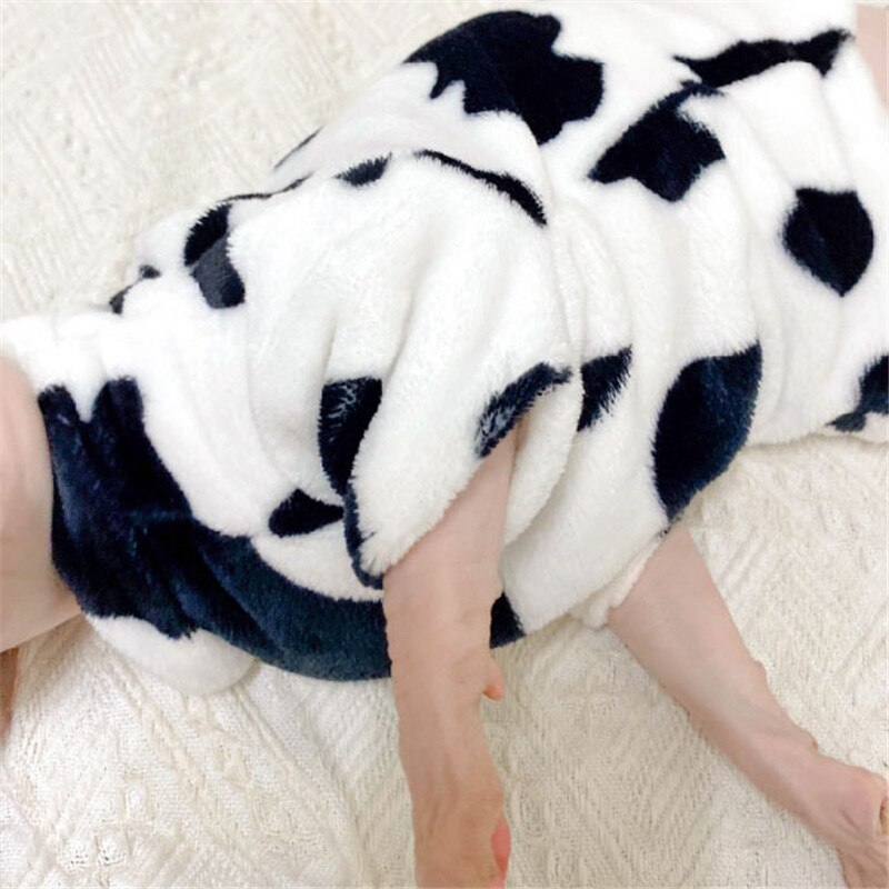 DUOMASUMI Super cute Cow Style Cat outfits Autumn ... – Grandado