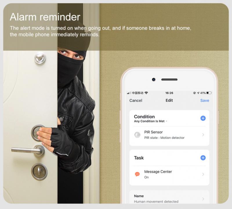 Wifi Smart Motion Sensor Pir Motion Sensor Human I... – Vicedeal Wifi Smart Motion Sensor Pir Motion Sensor Human I... – Vicedeal