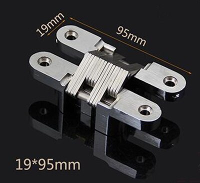 High 180 Degree Concealed Hinge 19x95MM Stainless ... – Grandado