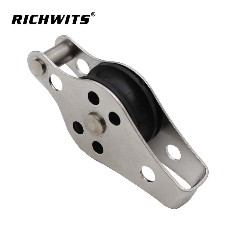 Dilwe Rope Pulley Block, Stainless Steel Single Pu... – Grandado