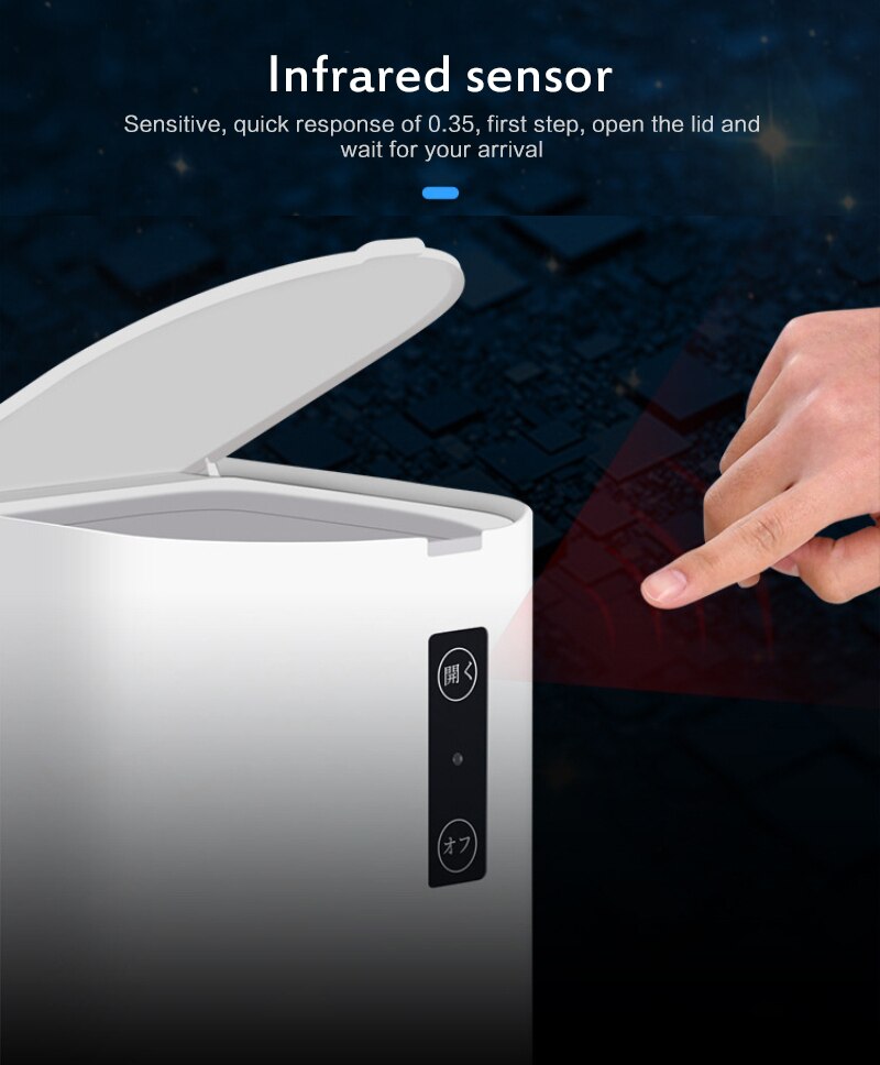 1pc Desktop Intelligent Induction Mini Trash Can A... – Grandado