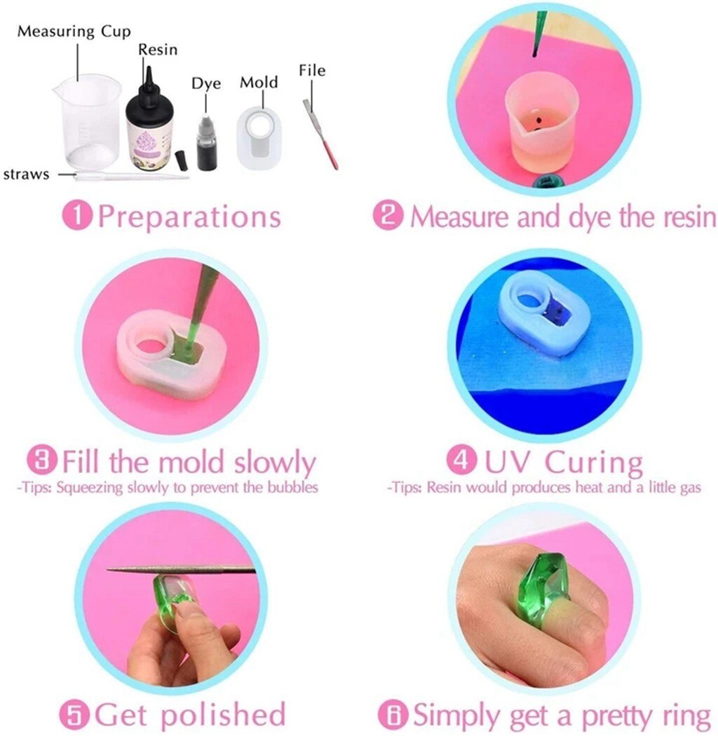 Hard Type Uv Diy Crystal Clear Glue For Jewelry Cr... – Grandado
