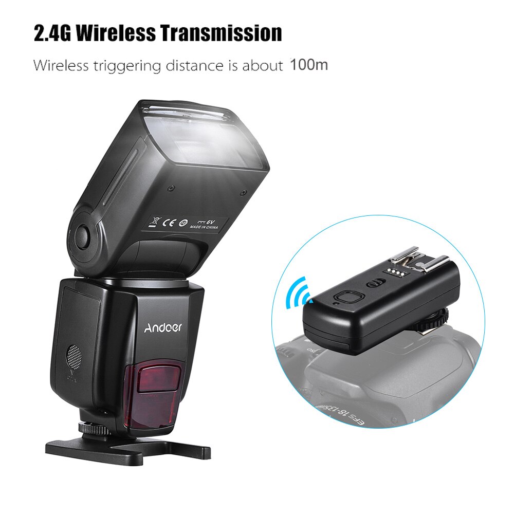 Andoer AD560 IV 2.4G Wireless On-camera Slave Spee... – Grandado