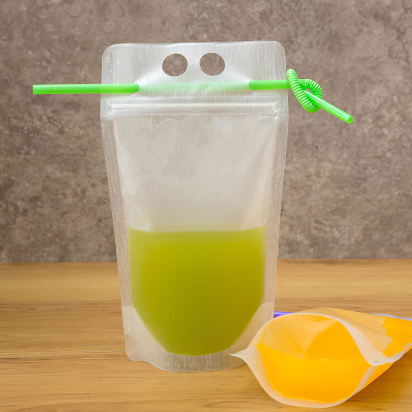 50 Pack Stand Up Plastic Drink Zak Verpakking Tuit... – Vicedeal