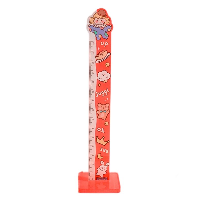 Color Plastic Ruler Straight Ruler Assorted Color ... – Vicedeal