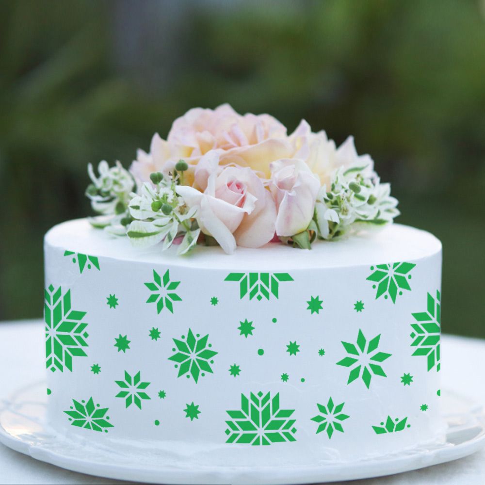 Cake Stencils Floral Cake Drawing Painting Hollow ... – Vicedeal