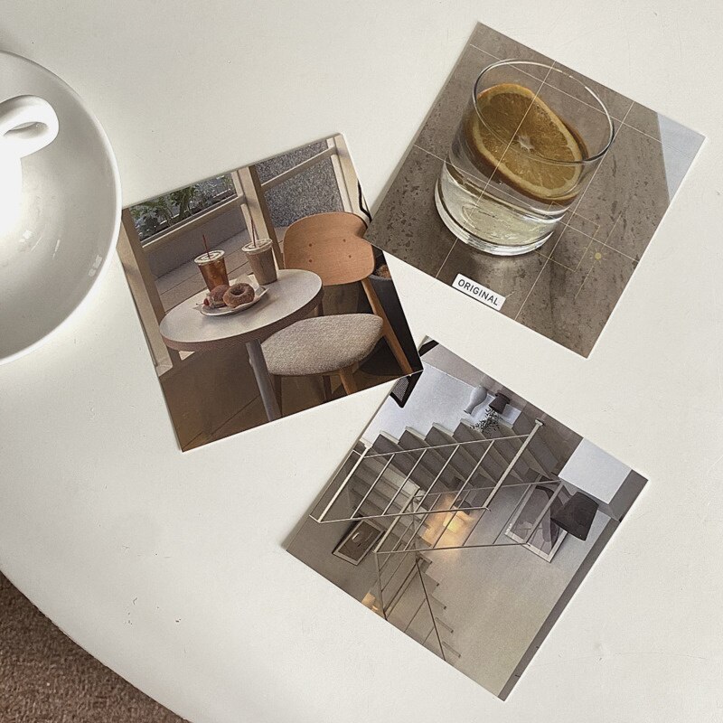 Ins Vintage Home Art Atmosphere Postcard coffee sh... – Grandado