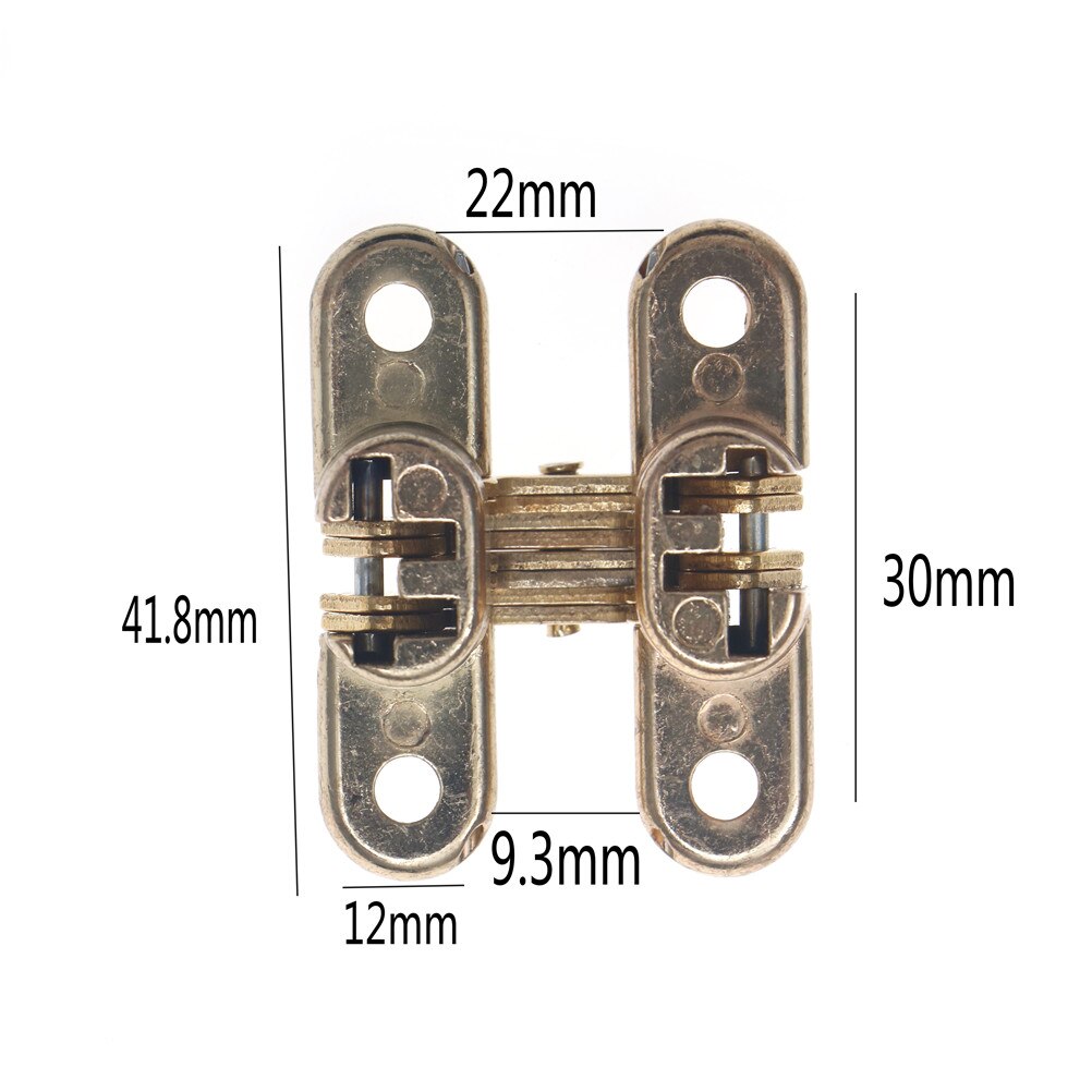 41.8*22*30mm Invisible Concealed Cross Door Hinge ... – Grandado
