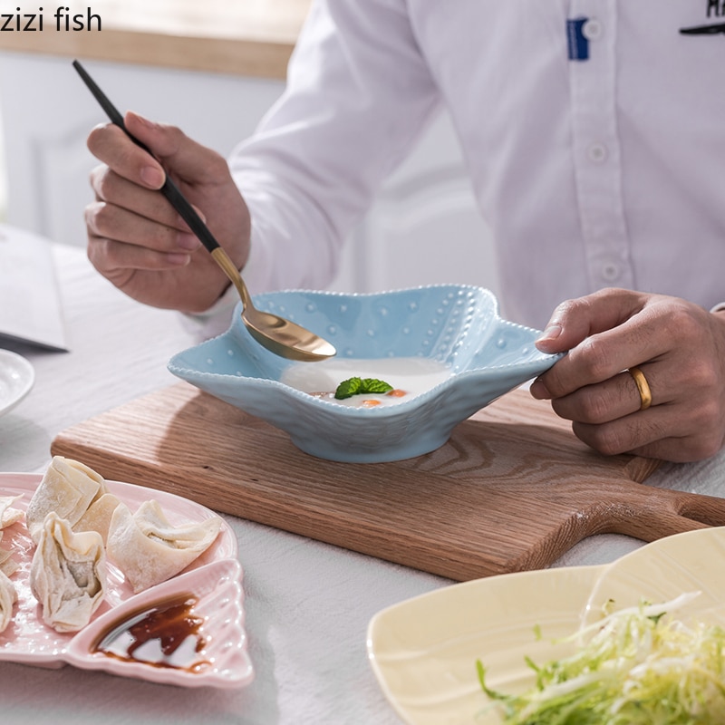 Ceramic Dish Japanese Marine starfish Tableware De... – Grandado