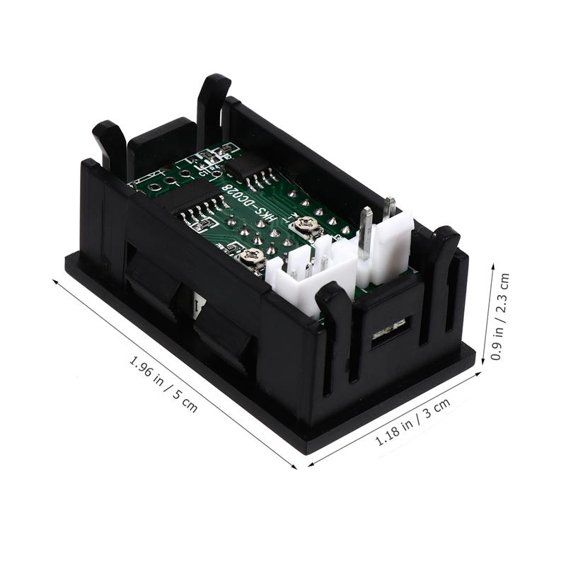 Mini 100V 1A 10A 50A 100A DC Voltage Current Meter... – Grandado