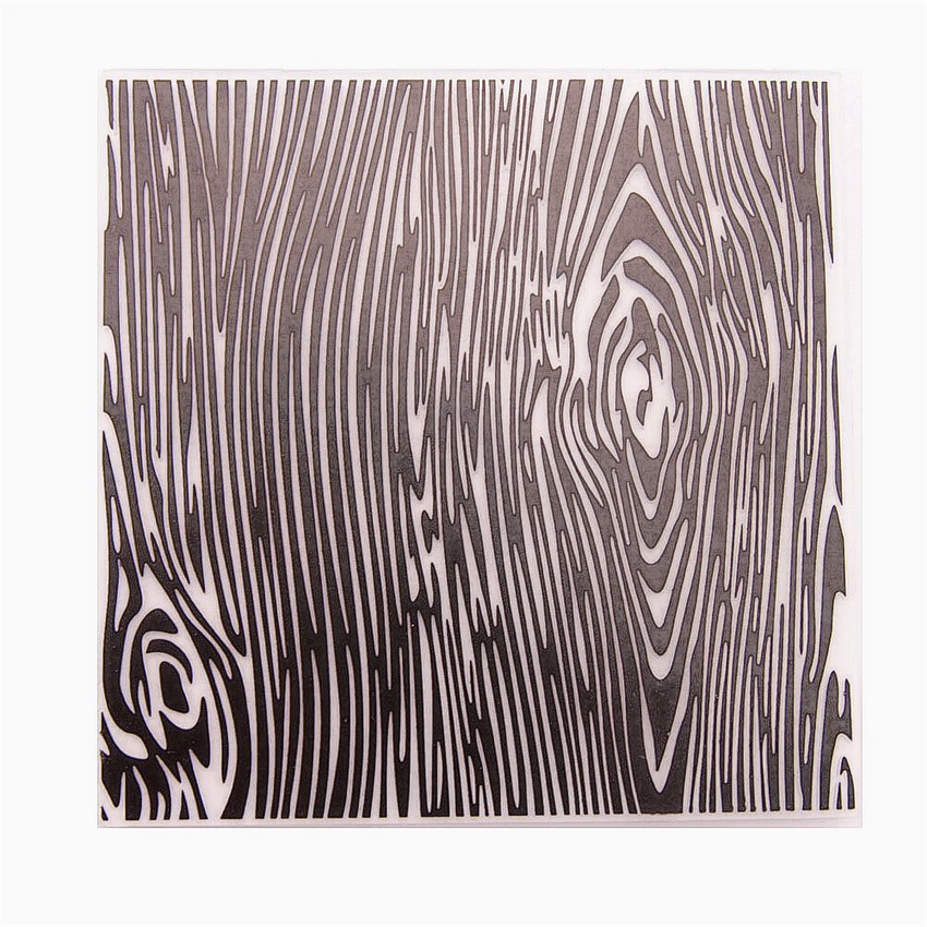 15*15cm wood grain Embossing folders Plastic bump ... – Grandado