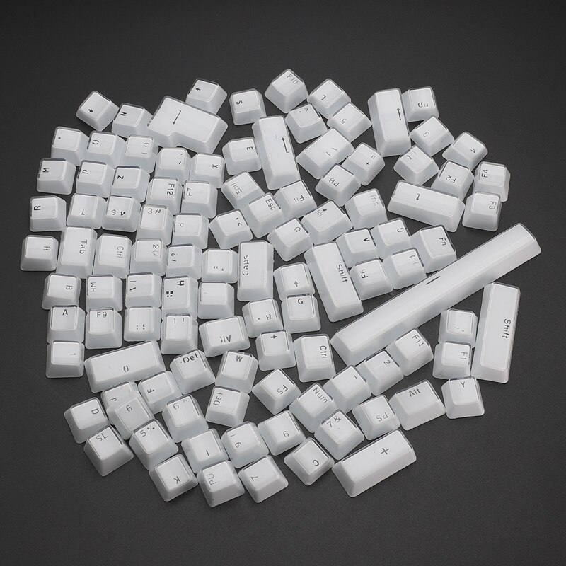 104 Key ABS Keycap Set DIY Mechanical Keyboard Cry... – Vicedeal