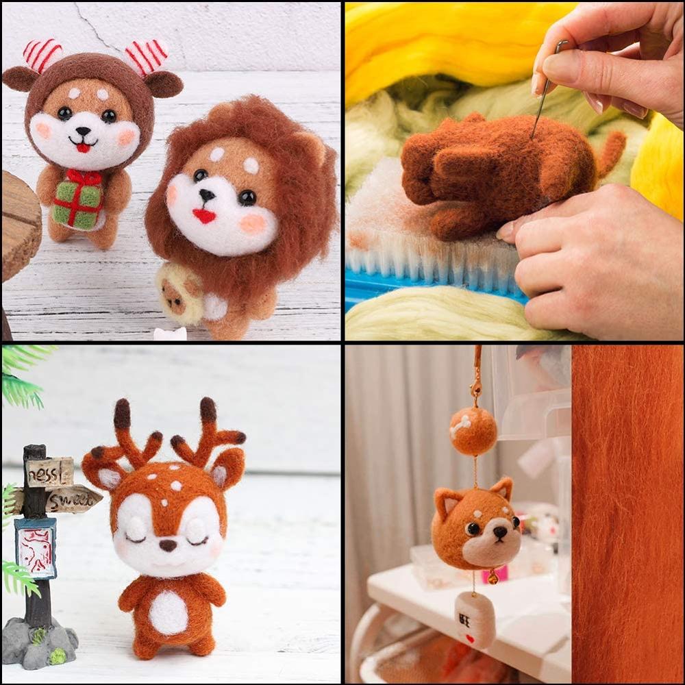 Nonvor Soft Felting Wool Supplies for Hand Spinnin... – Grandado