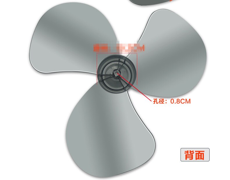 1pcs Big wind 16 inch 400mm plastic fan blade – Grandado
