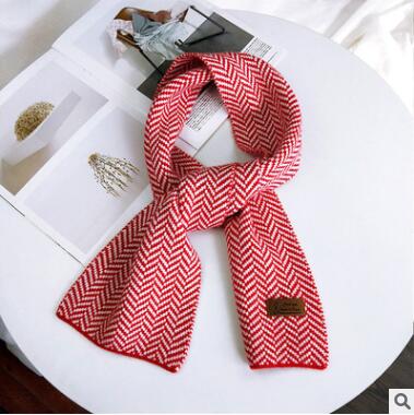 Women Solid Wave Cashmere Scarves Lady Winter Thic... – Grandado