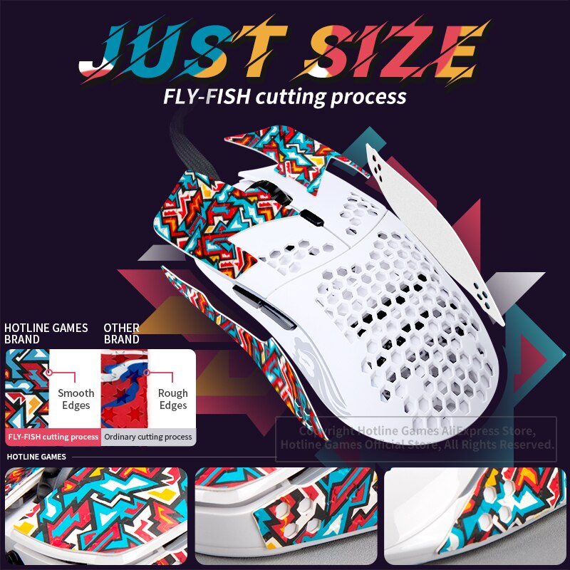 1PACK Hotline Games Colorful Mouse Grip Tape for G... – Grandado