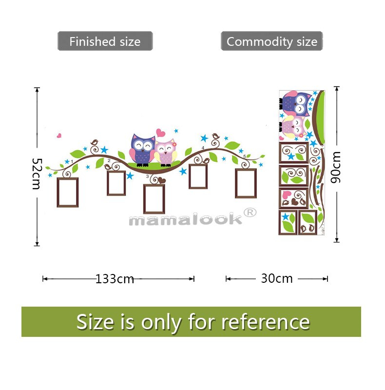 Cartoon Uil Tak Muurstickers Voor Kinderen Kamers ... – Vicedeal