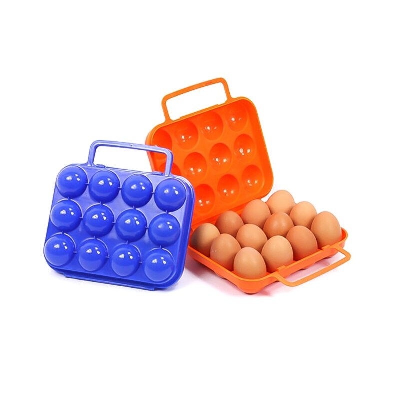2/4/6/12 Grid Egg Storage Box Container Portable P... – Vicedeal