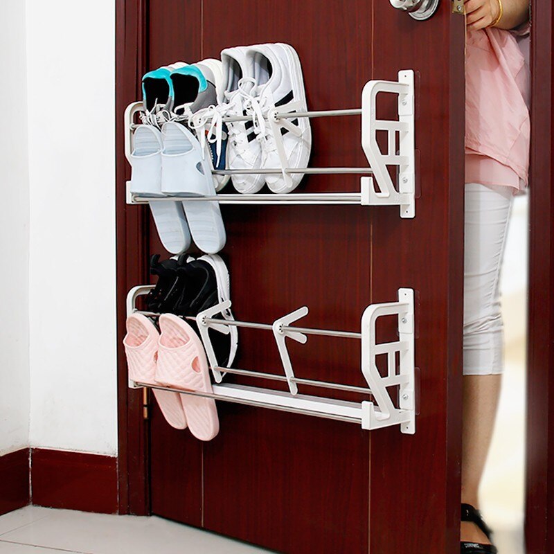 Door Hanging Shoe Rack Wall-mounted Space-saving S... – Grandado