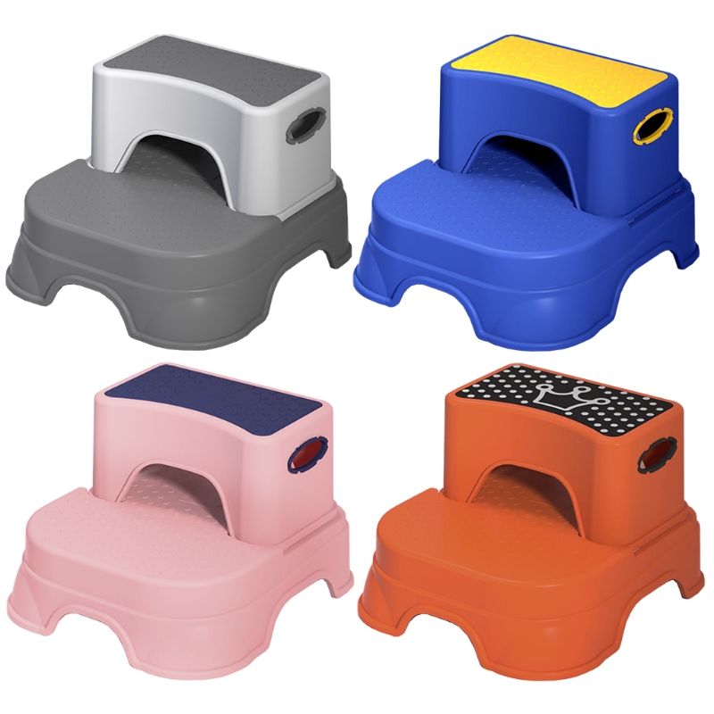 Double Layer Toddler Step Stool 2 in 1 Two Step St... – Vicedeal