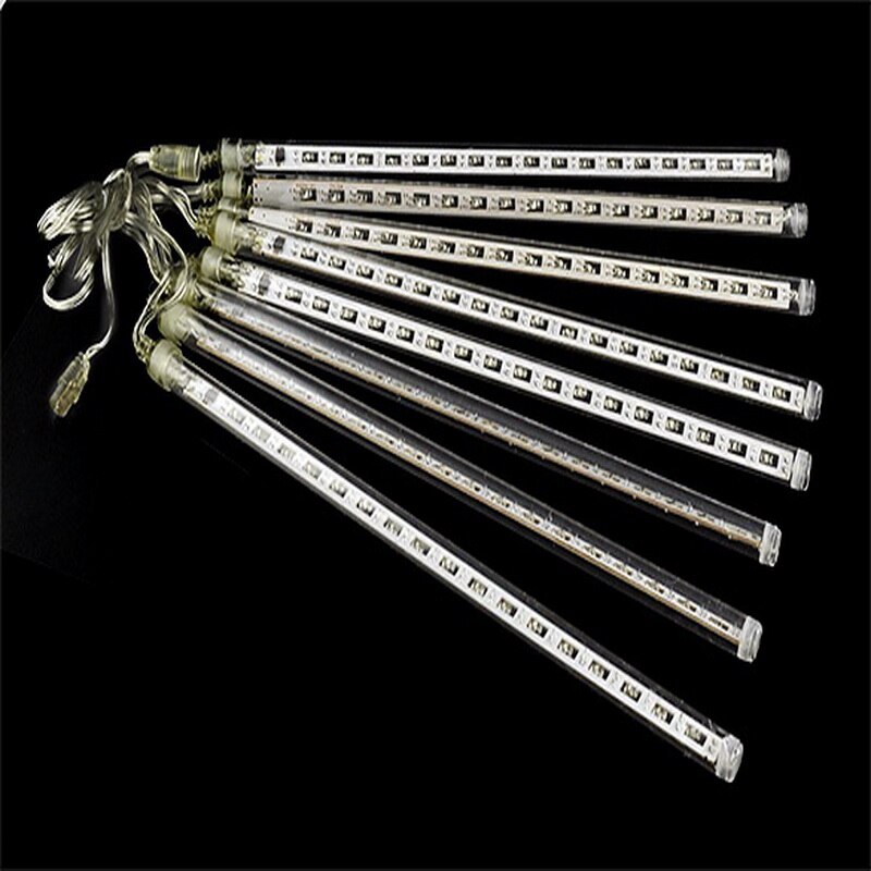 30CM* 8 Pieces Meteor Shower Rain Tubes LED Light ... – Grandado