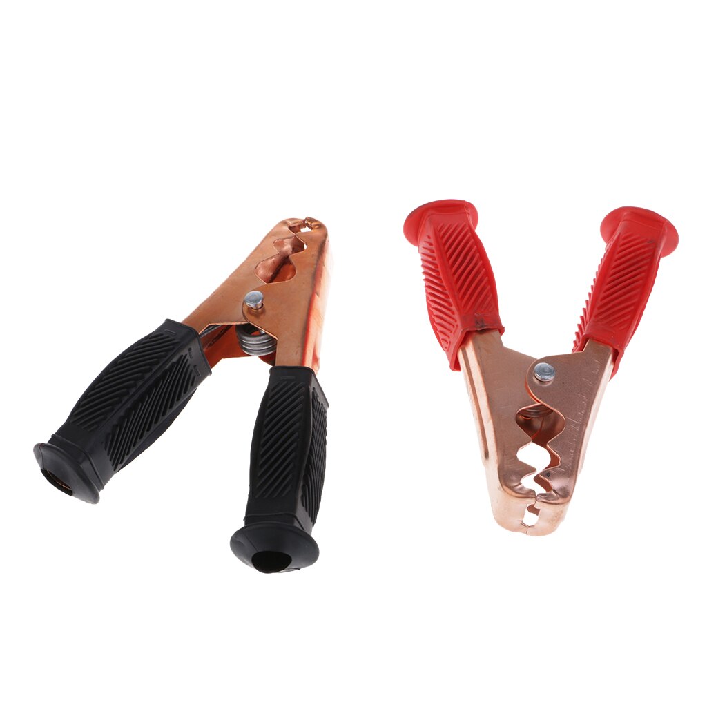 1 Pair Copper Plated Insulated Car Battery Clips A... – Vicedeal