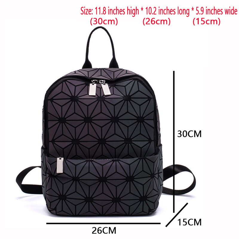 Vrouwen Rugzak Holografische Geometrische Lichtgev... – Grandado