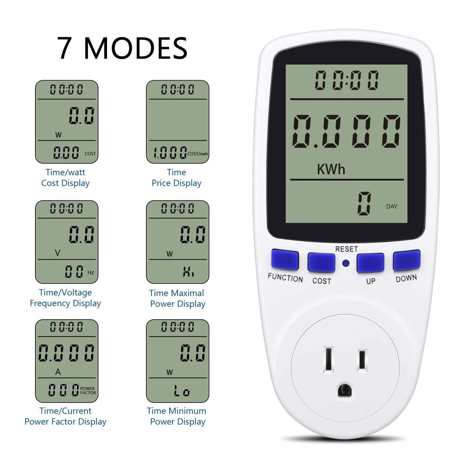 Watt Meter Power Energy Monitor Electricity Usage ... – Vicedeal