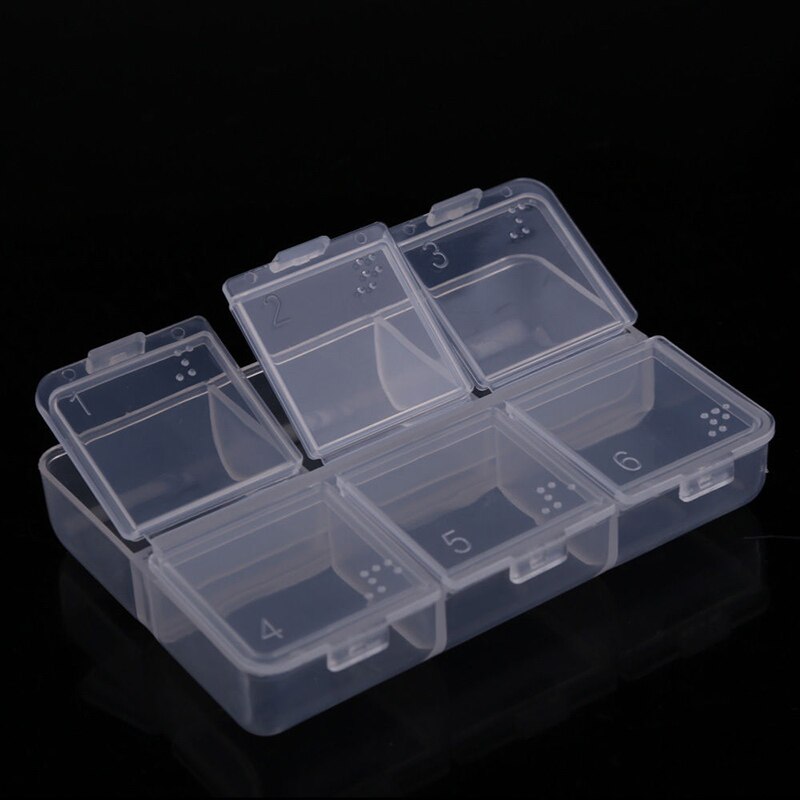 Mini 6 Grid Plastic Pill Medicine Box Waterproof S... – Grandado