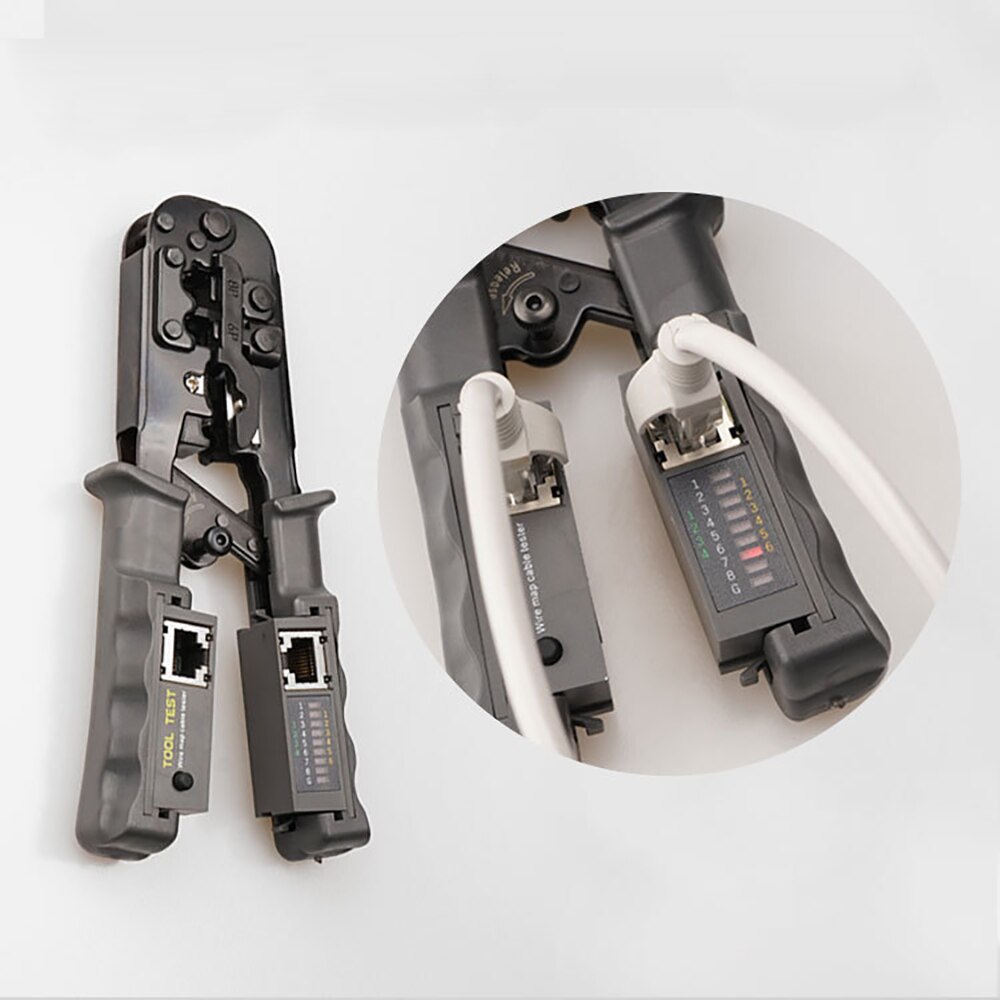 RJ45 Network Cable Crimper 8P6P4P Three-Purpose Te... – Grandado