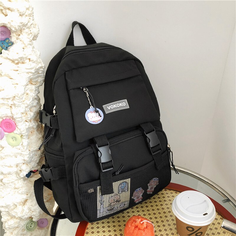 Teenagers Student Backpack Girls School Bags Nylon... – Grandado