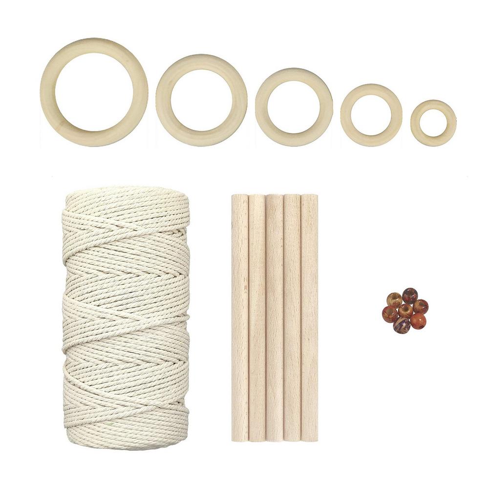 Macrame Kit Diy Kant Weven Handgemaakte Tool Acces... – Grandado