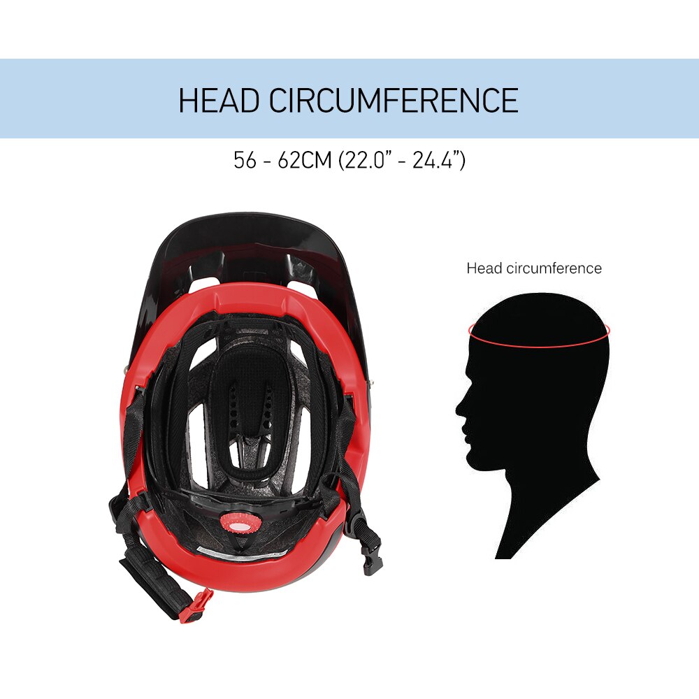 Lixada Fietshelm Fiets Helm In-Mold Mtb Fietshelm ... – Grandado