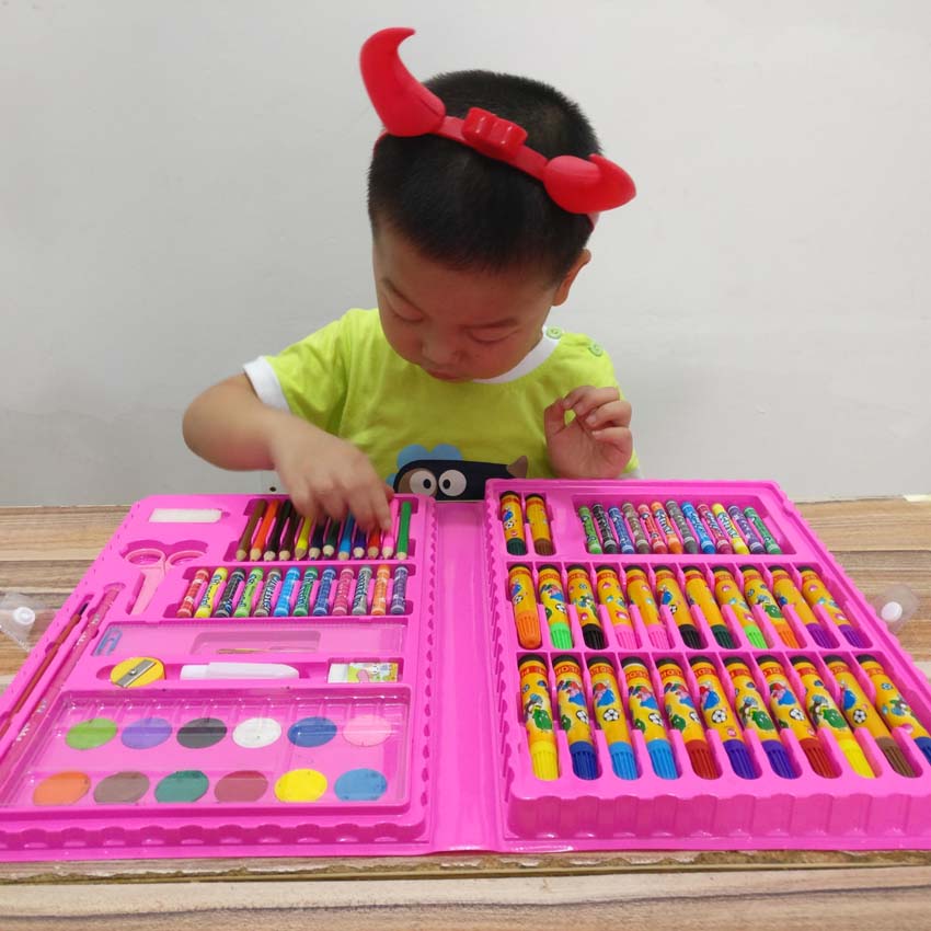 42/86 Pieces Kid Drawing Set Boys Painting Stick C... – Grandado