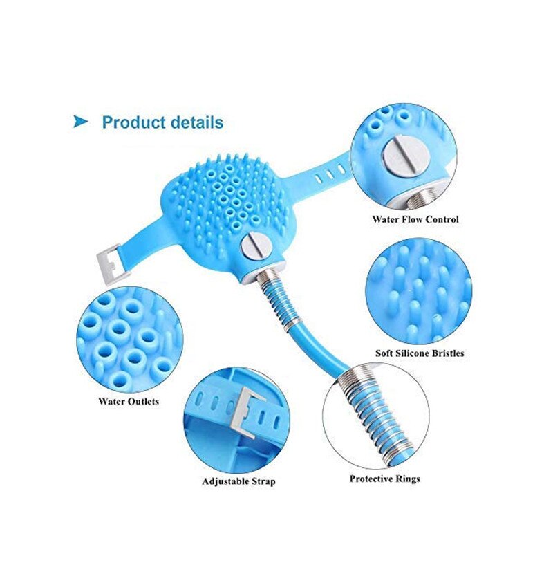 Dog Bathing Tool Pet Shower Sprayer & Pet Bath Bru... – Grandado