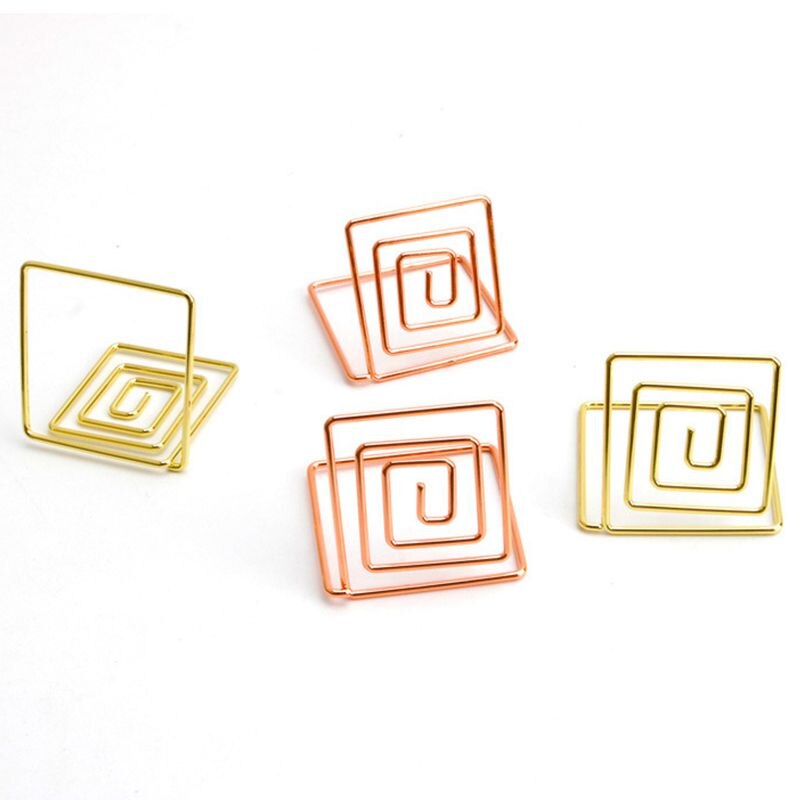 Wire Shape Place Card Holder Stands, Table Name Nu... – Grandado