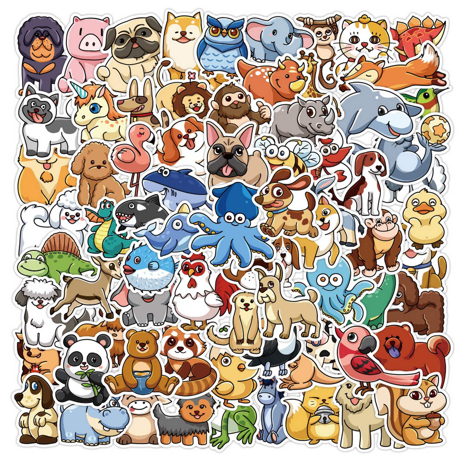 100Pcs Dieren Sticker Speelgoed Voor Meisjes Kawai... – Vicedeal