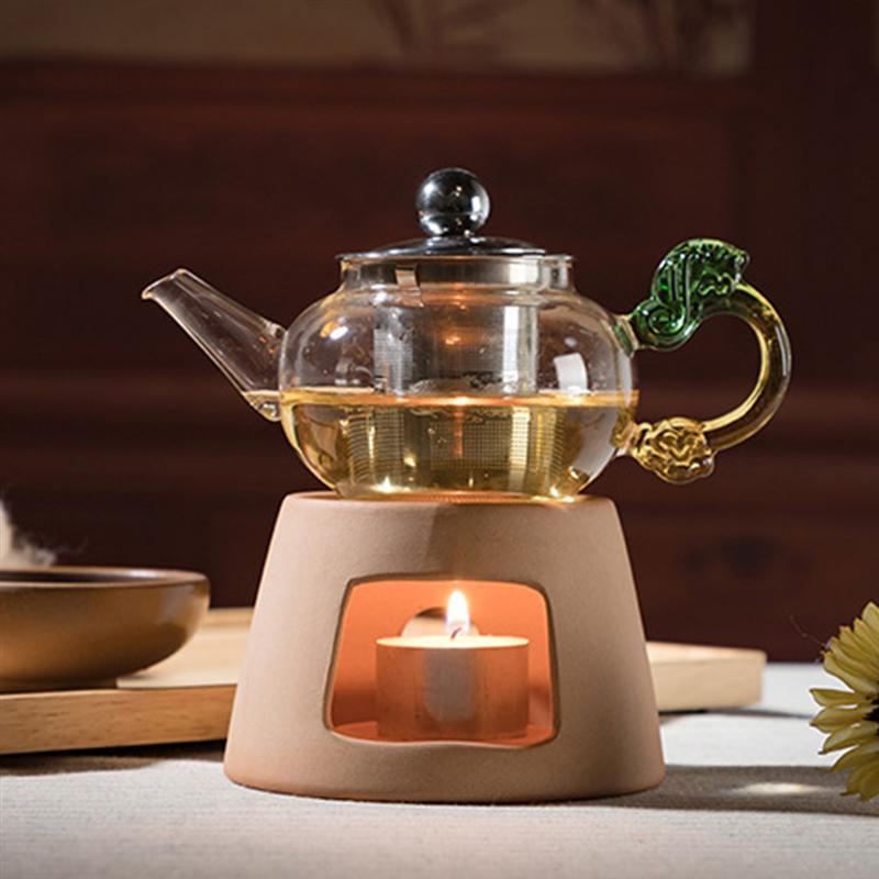 1Pc Tea Warmer Teapot Warmer Ceramic Candle Stand ... – Grandado