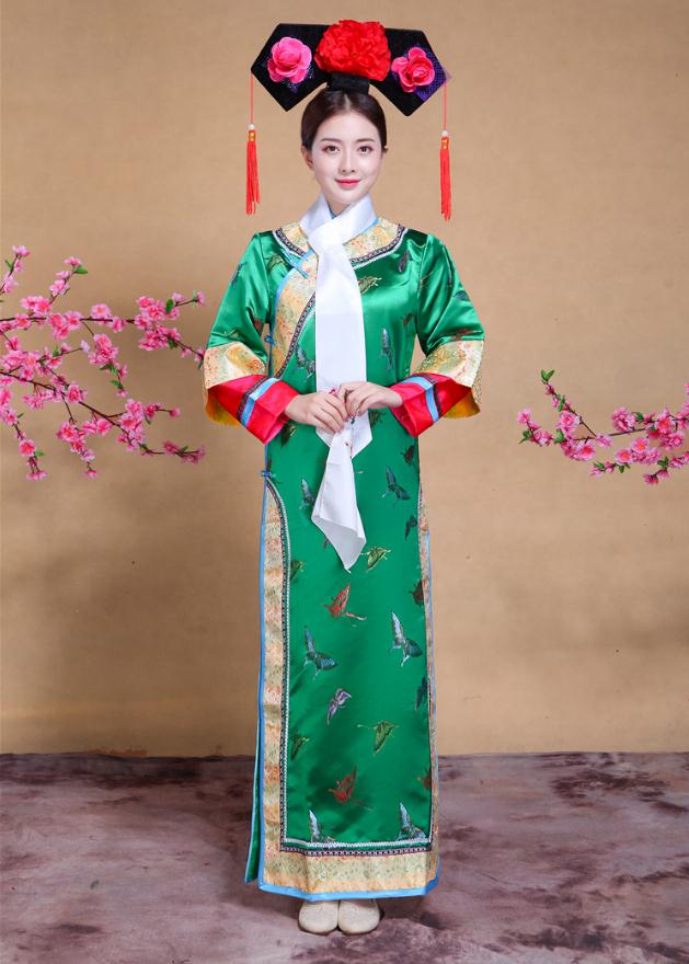 Qing Dynasty Dramaturgic Dress Dande Wear Women Ch... – Vicedeal