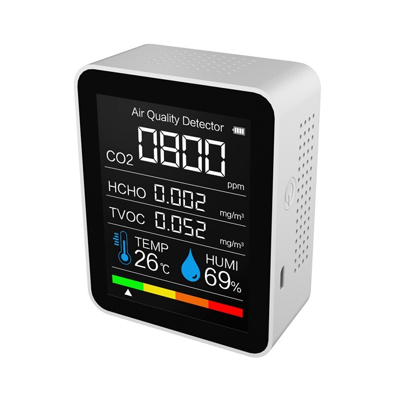 CO2 Detector Air Detector TVOC HCHO Detector Tempe... – Vicedeal