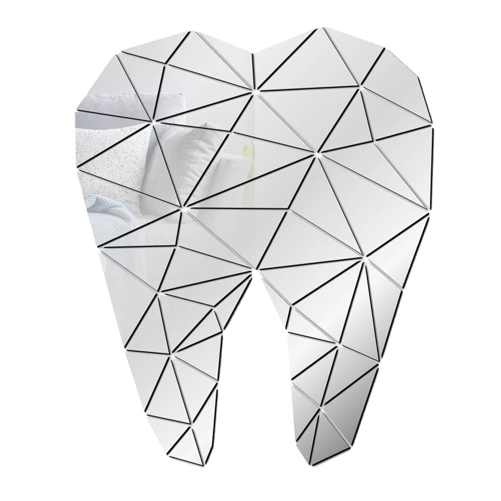 Geometric Tooth Dentist Doctor Clinic Acrylic Wall... – Grandado