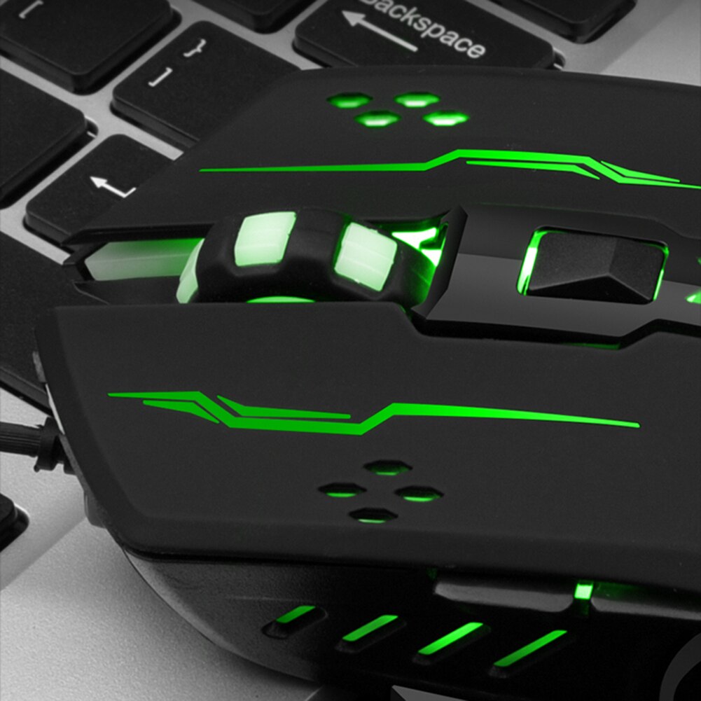 V70 USB Wired Mouse 6 Button 3600dpi Gaming Optica... – Grandado