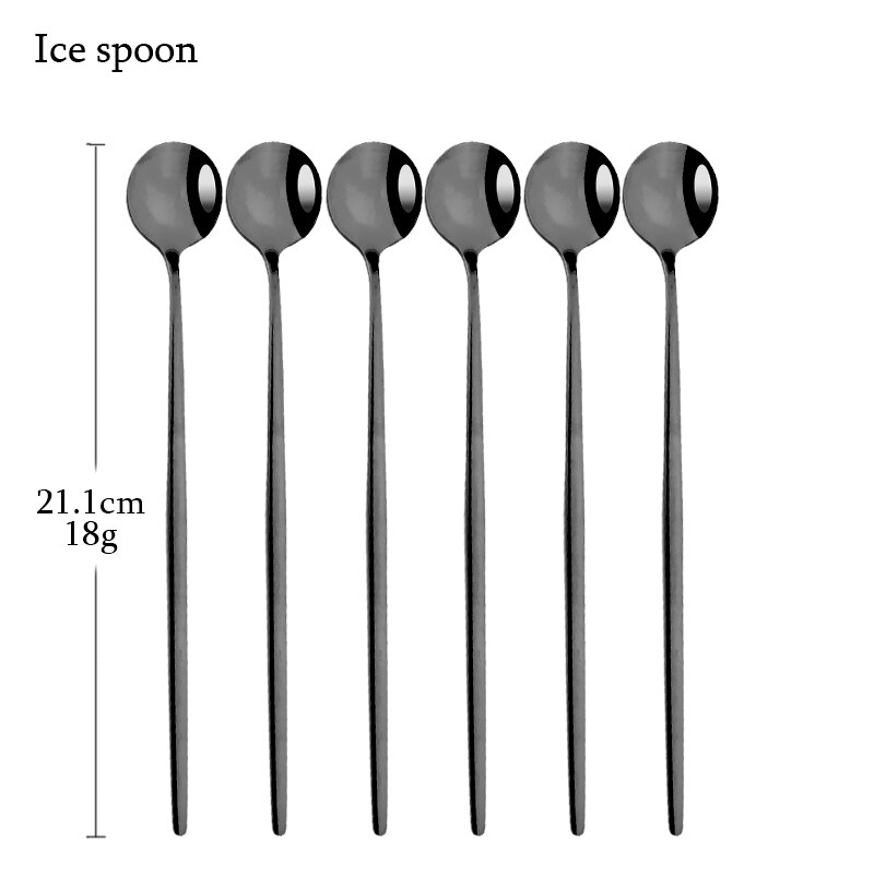 Knife Dessert Fork Long Handle Spoon Chopsticks Di... – Grandado